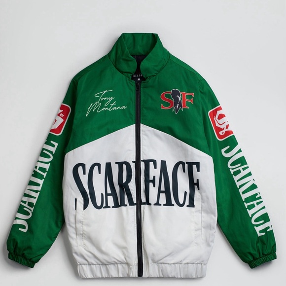Jackets & Coats | Mens Scarface Racing Jacket Sz2x | Poshmark